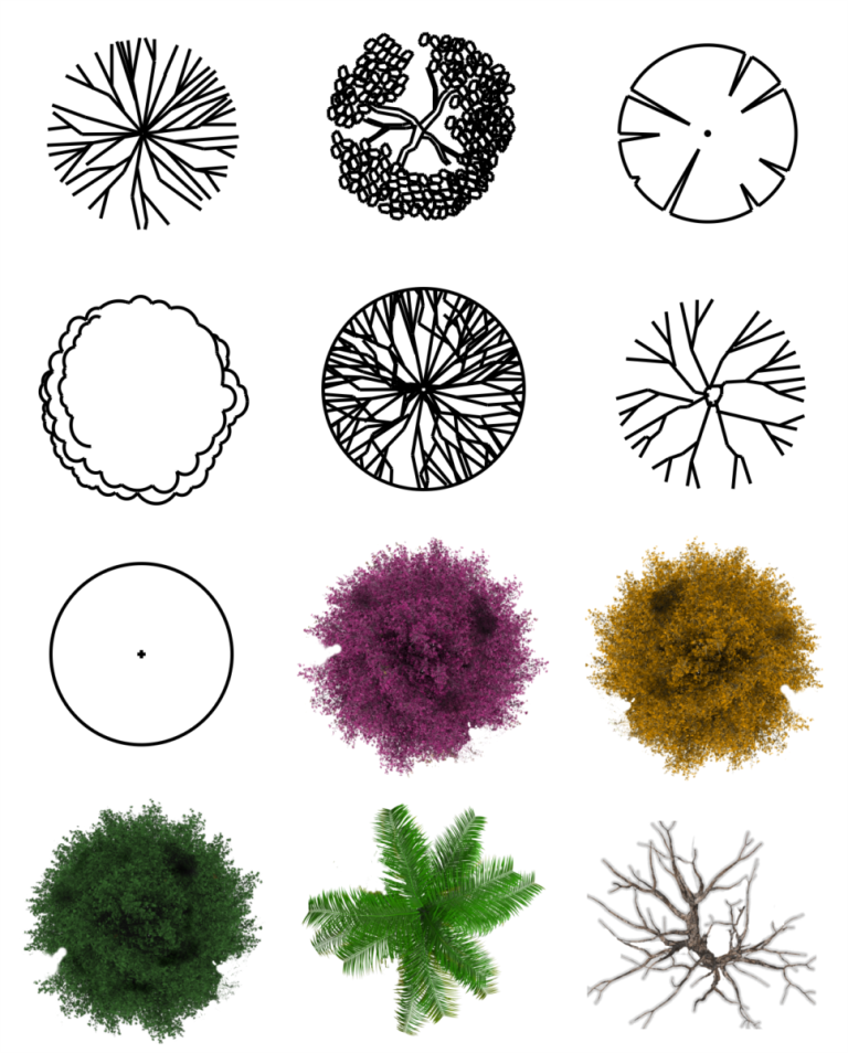 Árvores 2D – cutouts [ArchiCAD] – KiloBIM