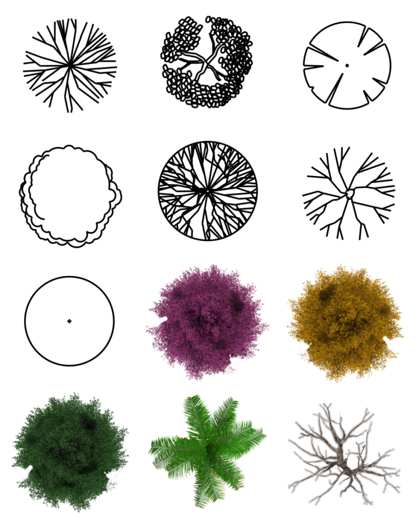 Árvores 2D – cutouts [ArchiCAD] – KiloBIM